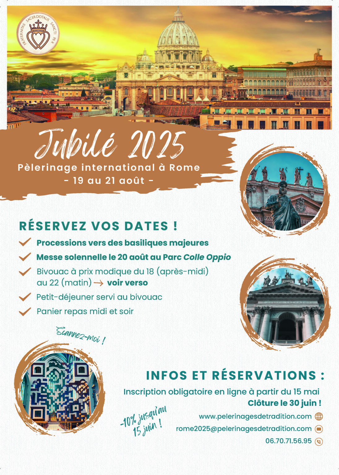 Rome 2025 - Pèlerinages de Tradition