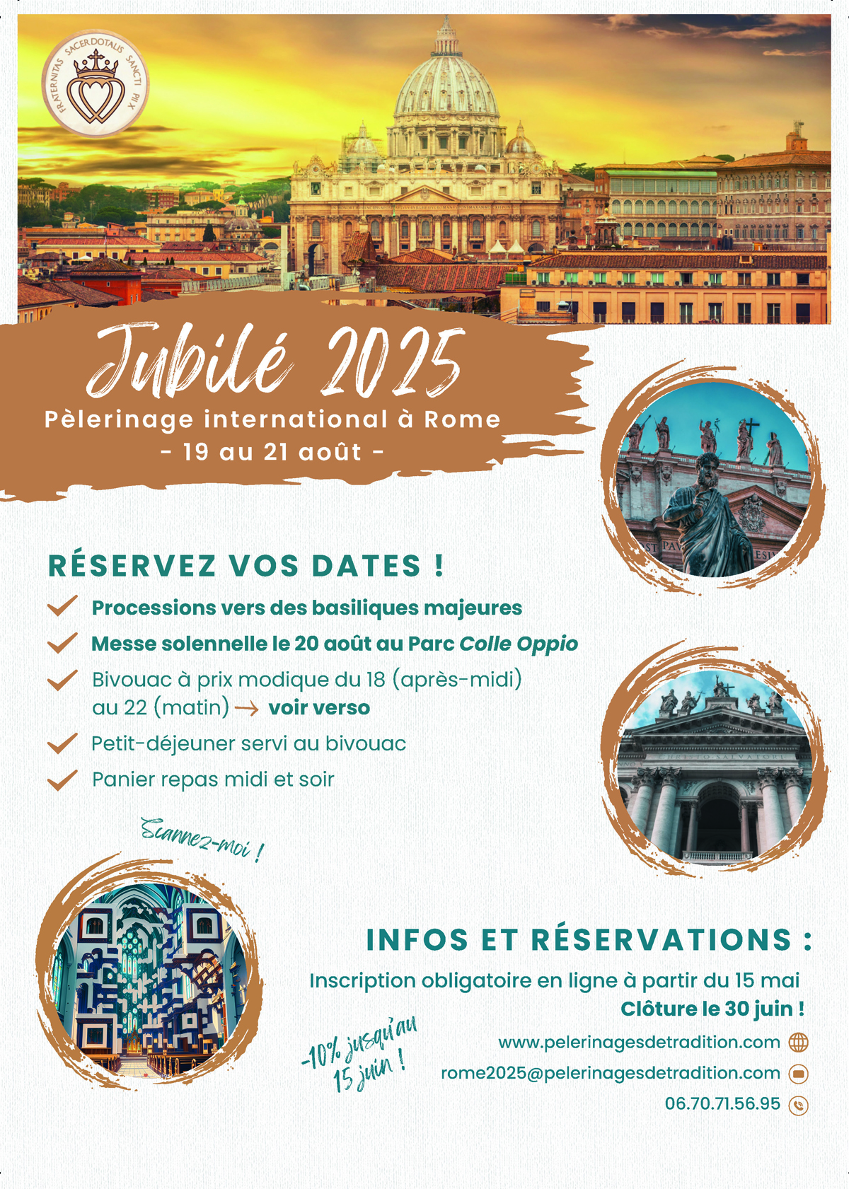 Rome 2025 - Pèlerinages de Tradition